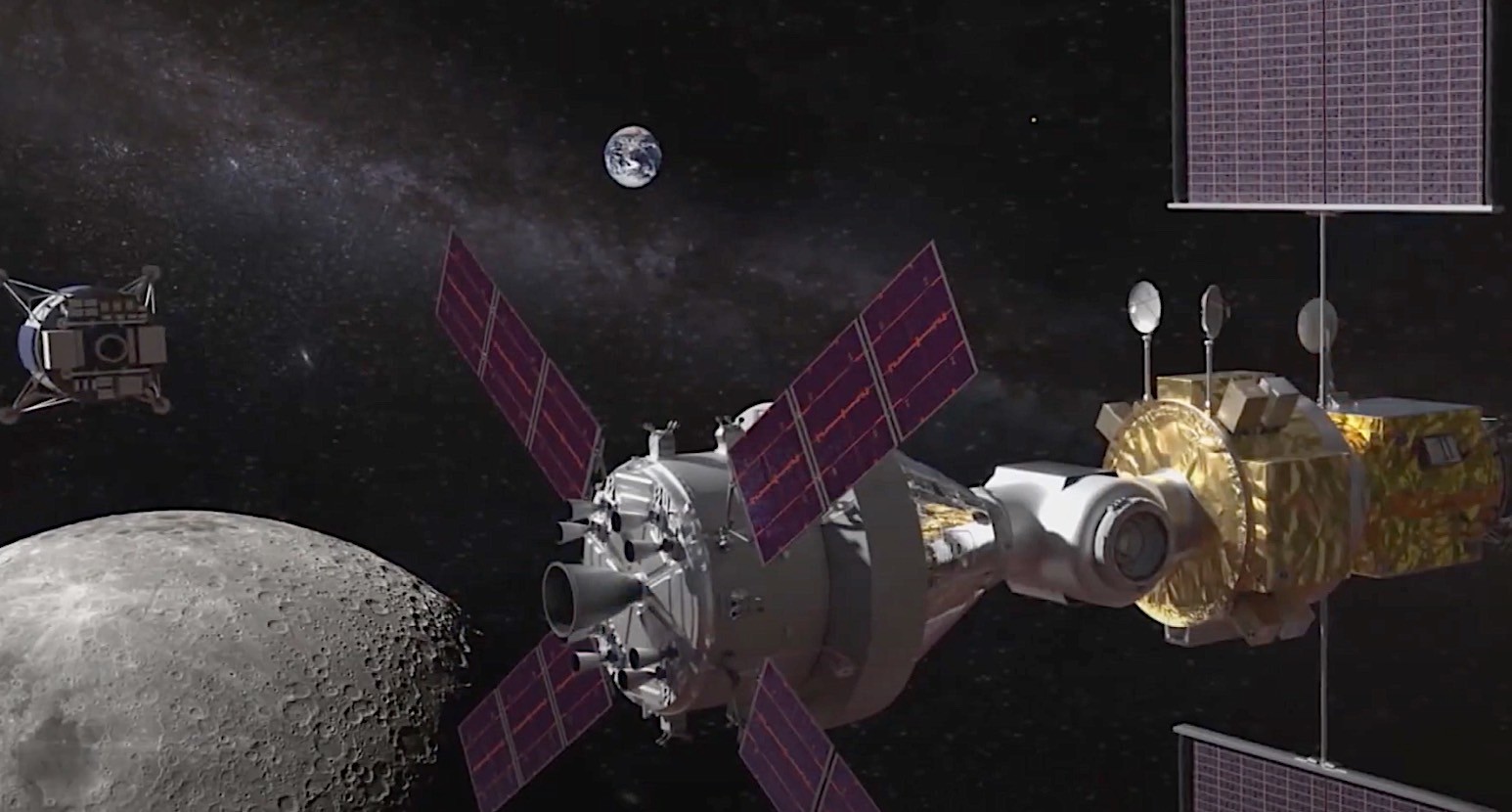 Assembling Large Infrastructures in Space using Intelligent Robots